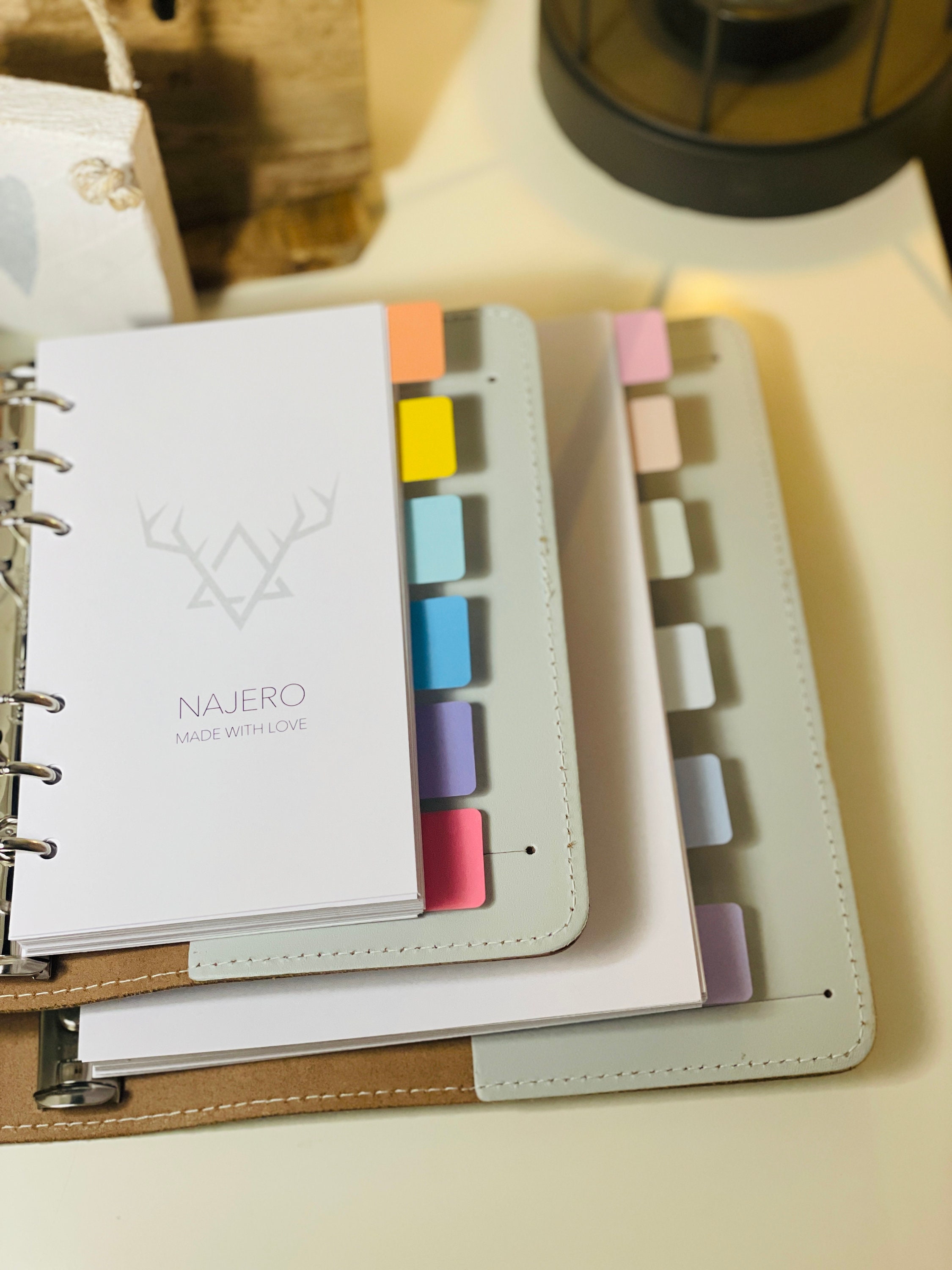 Tabs Sticky Notes Pastel Index Tab Filofax Sticky Notes Memo Pad Sticky ...