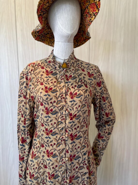 70’s, Anokhi, Maxi Dress, Kimono, Jacket, Block Print… - Gem