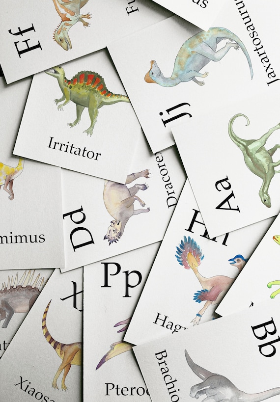 Letras Imprimibles De Dinosaurios
