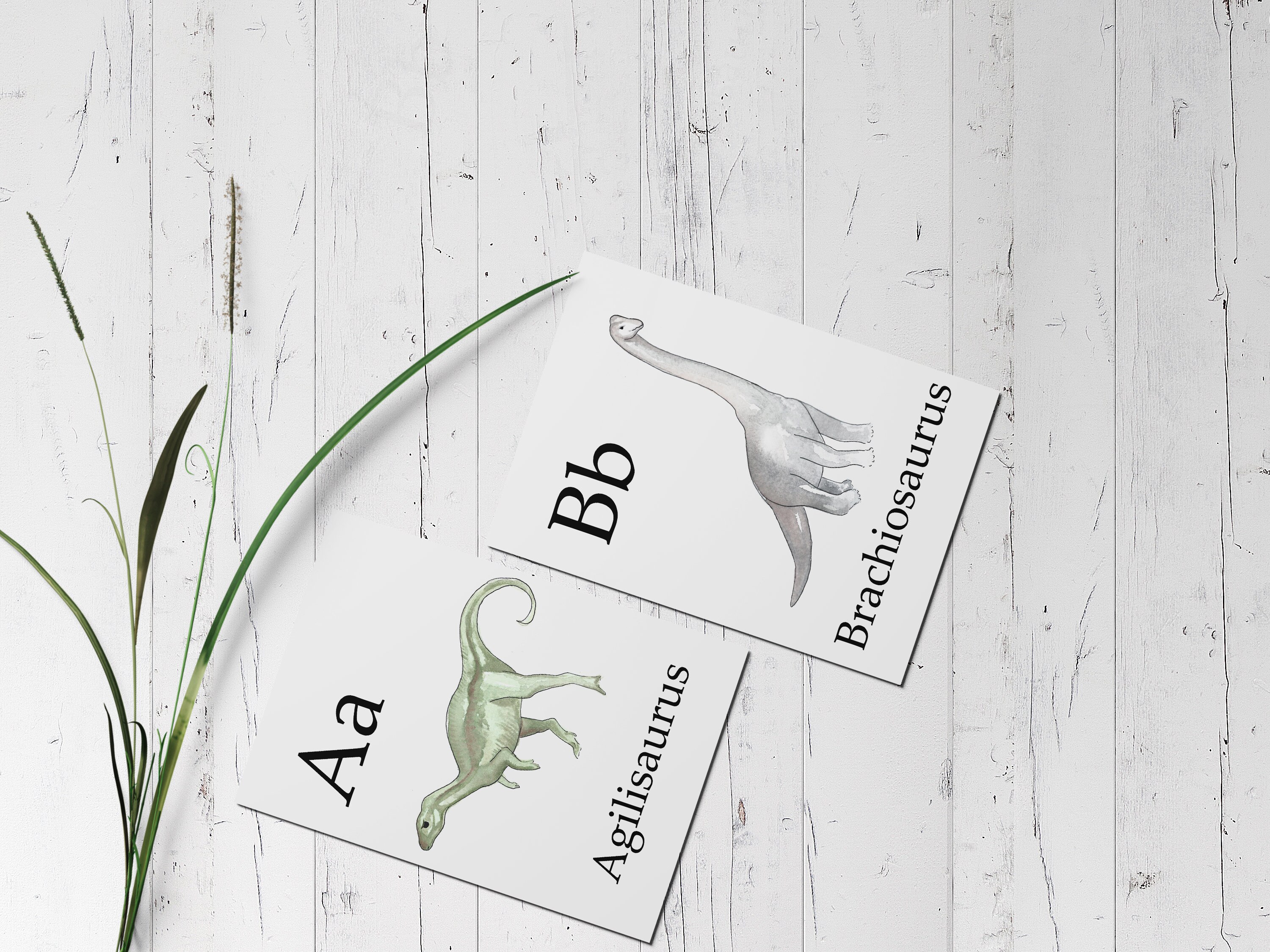 Dinosaur Alphabet Digital Download Printable Pdfs Children's Alphabet ...