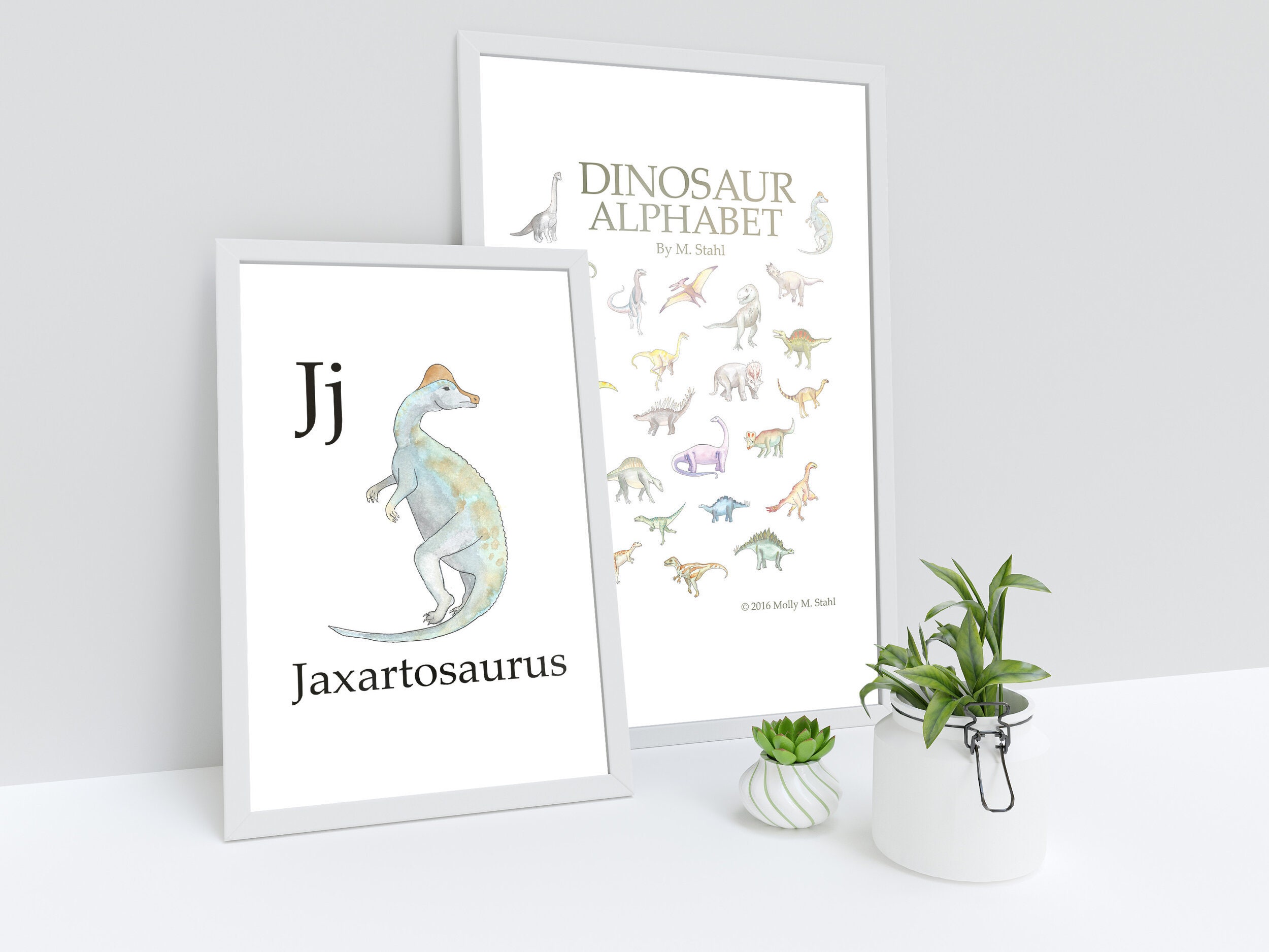 Dinosaur Alphabet Digital Download Printable Pdfs Children's Alphabet ...