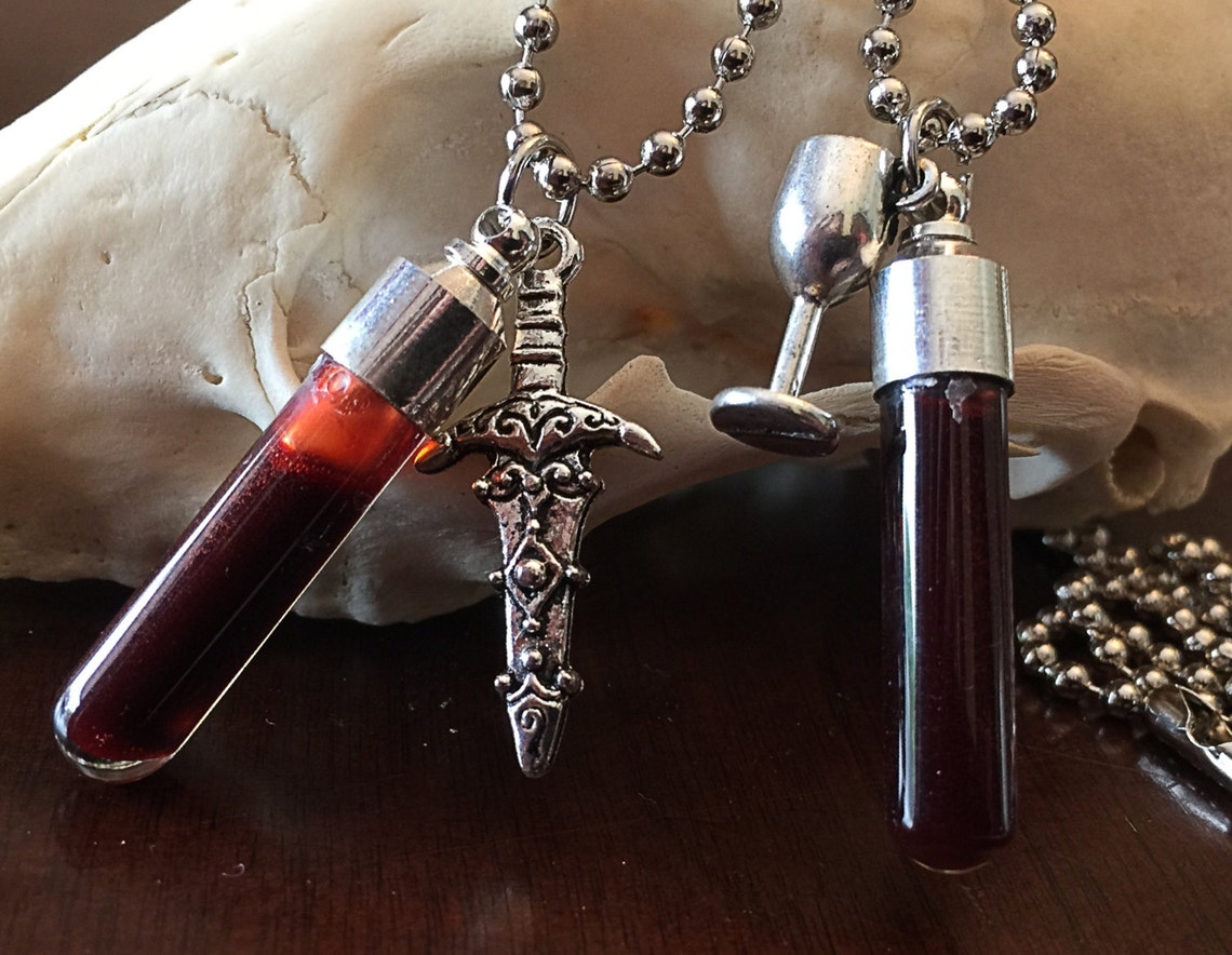 Single Piece Blood Vial Pendant Kit Includes Anticoagulant - Etsy