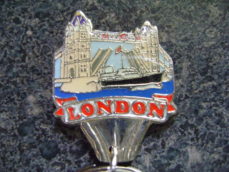 LONDON Collector Spoon Keyrings, Eco-friendly Keychains, London Bridge ...