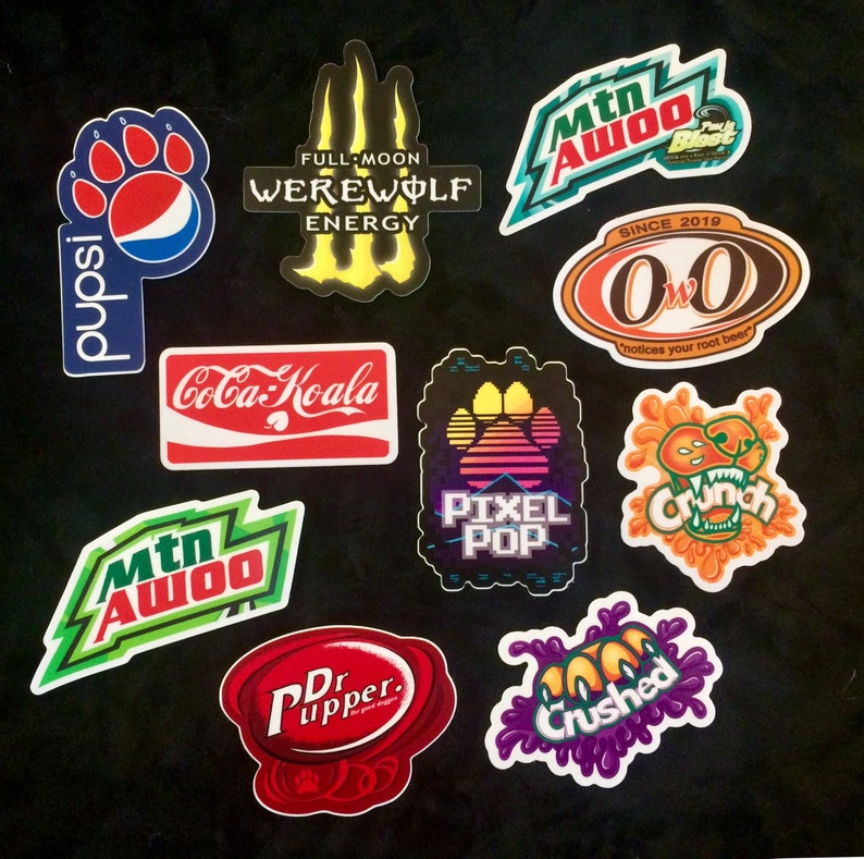 Soda Stickers | Etsy