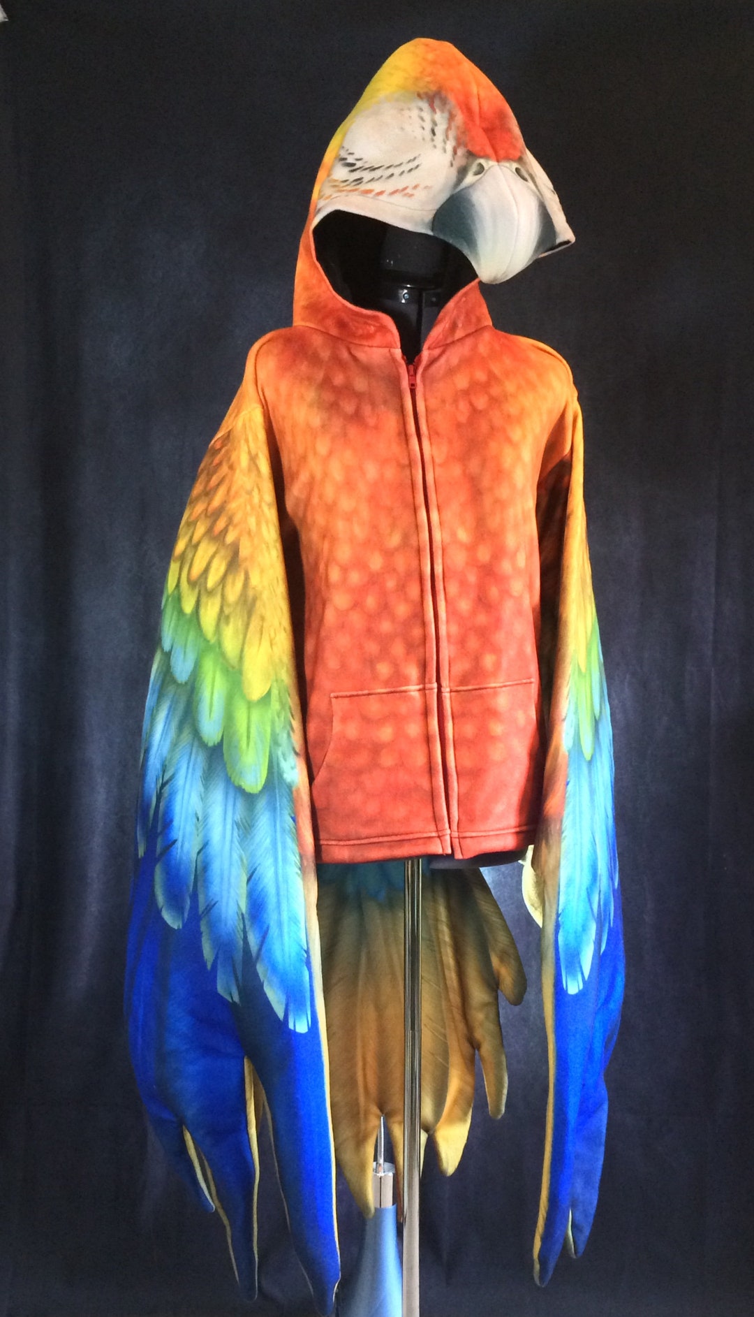 Macaw Hoodie - Etsy