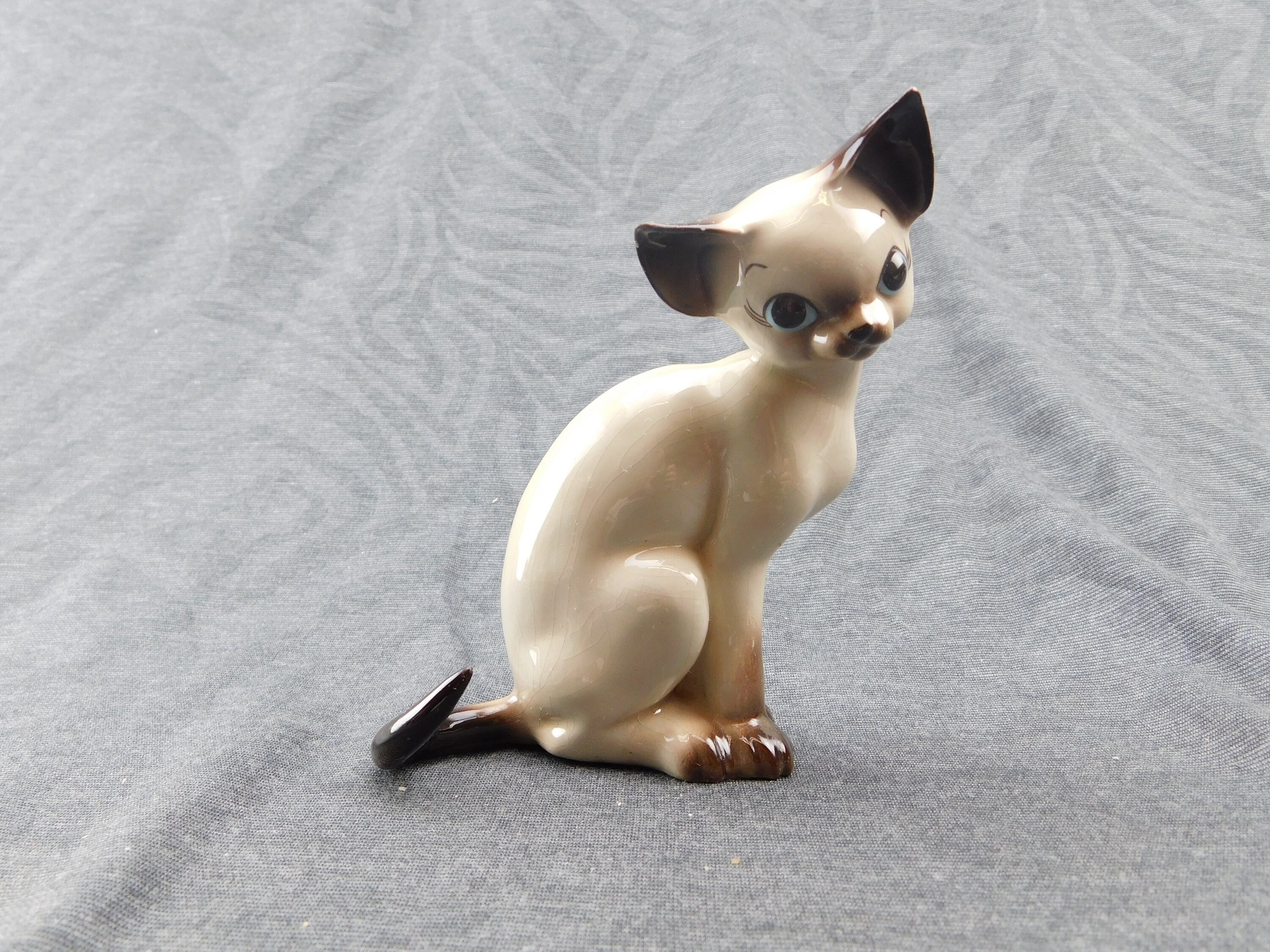 Vintage Freeman Mcfarlin Siamese Cat Figurine Rare Hard to | Etsy