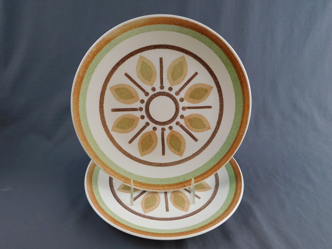 HTF Set of 2 Indian Morn Dinner Plates by Taylor, Smith and Taylor - 10 ...