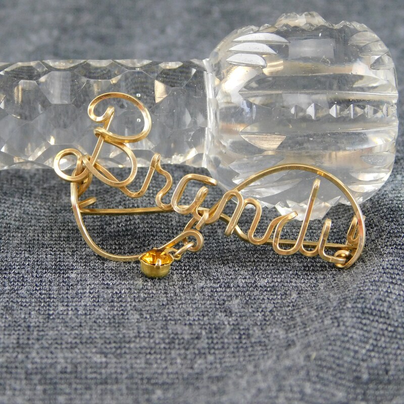 Wire Name Pin - Etsy