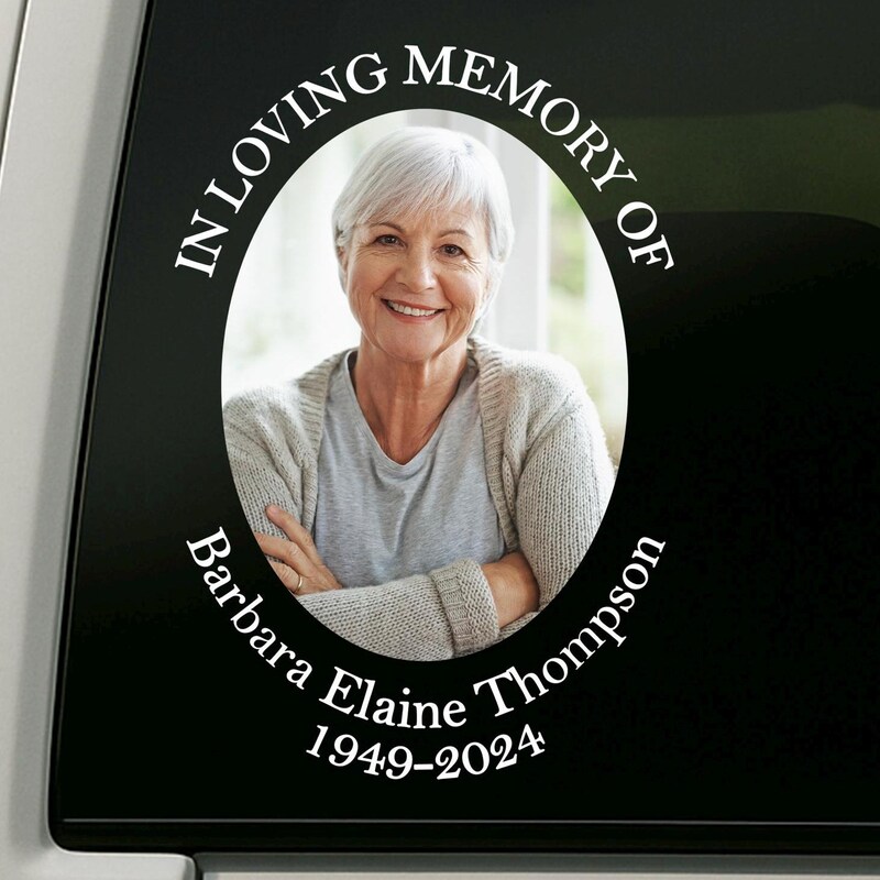 In Loving Memory Car Decal - Etsy
