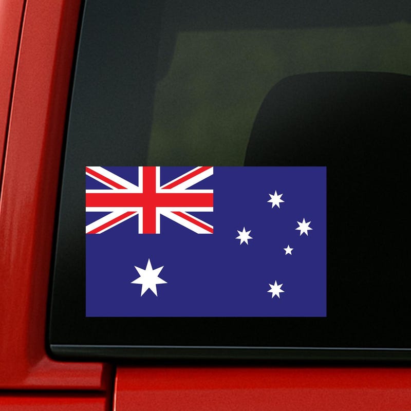 Australia Flag Decal - Etsy