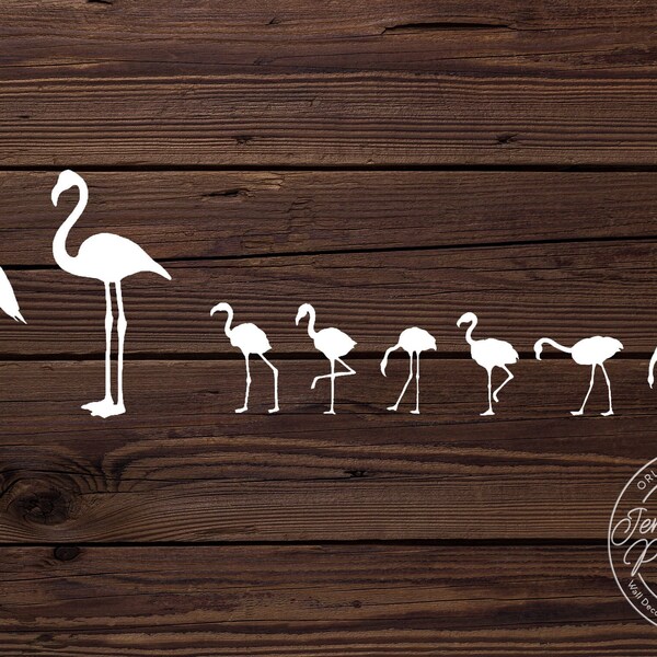 Flamingo Decal - Etsy