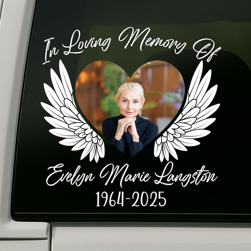 Car Decal in Remembrance - Etsy
