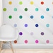 Watercolor Rainbow Set of Dots Pattern Vinyl Decals - Etsy