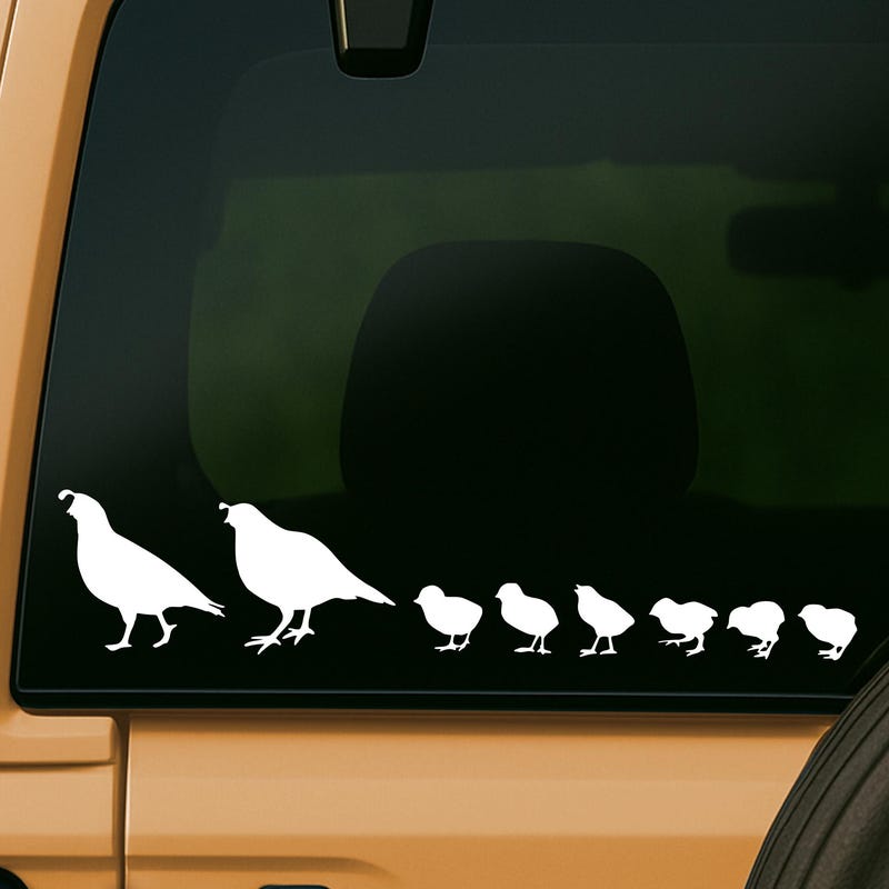 Quail Stickers - Etsy