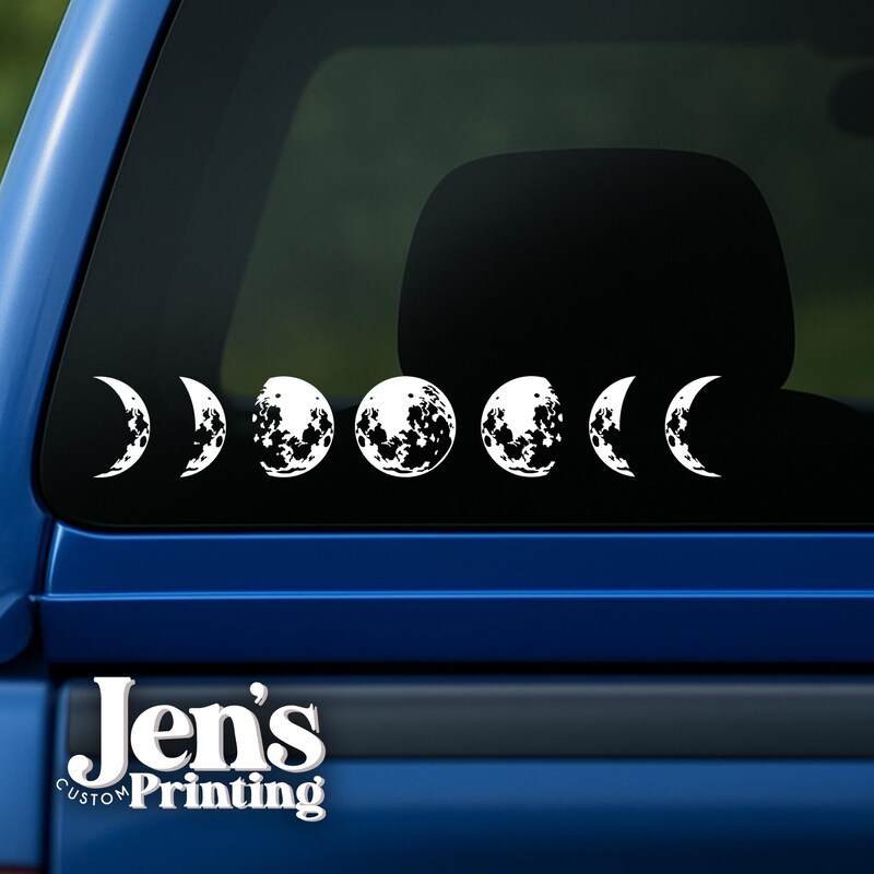 Moon Wall Decal - Etsy