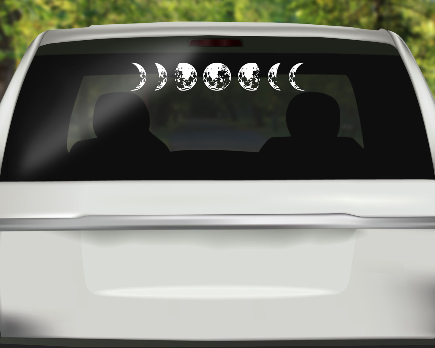 Moon Cycle Car Decal Lunar Cycle Astronomy Decal Moon | Etsy