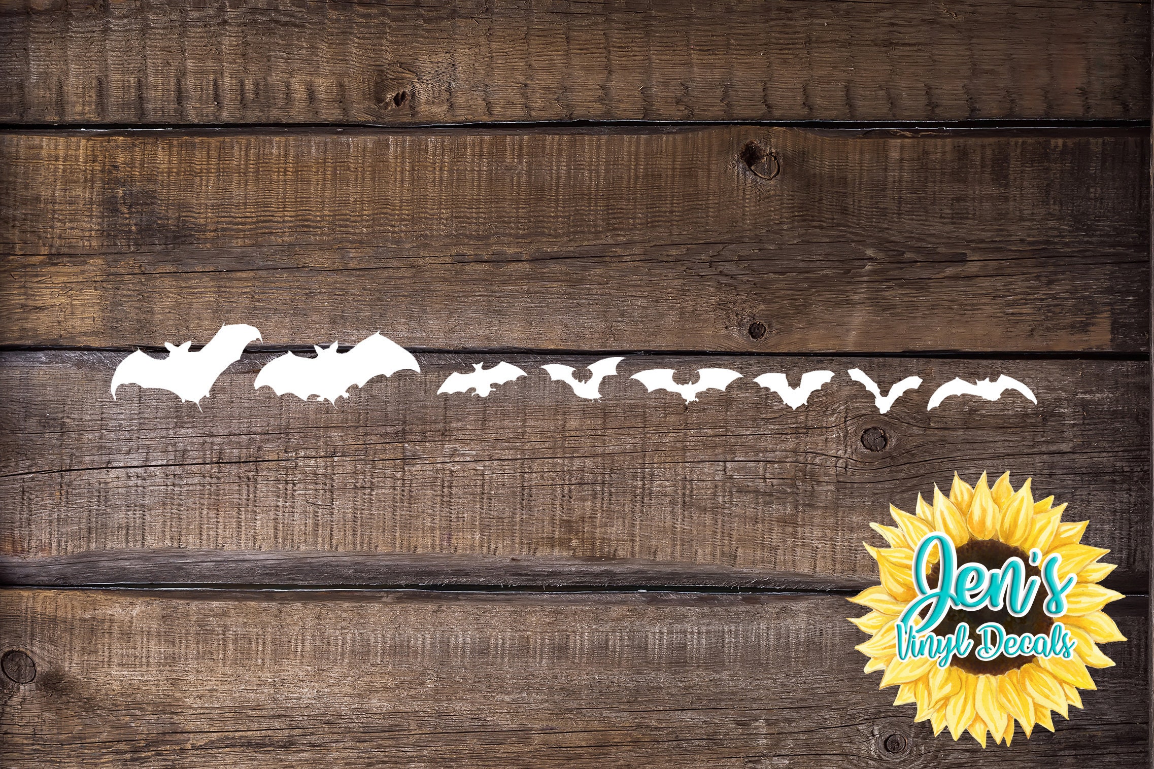 Bat Family Car Window Decal Bat Family Decal Bat Decal | Etsy