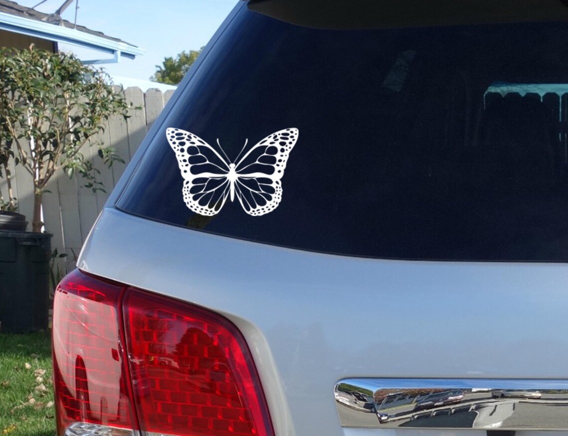 Butterfly Car Window Decal Monarch Butterfly Car Decals - Etsy