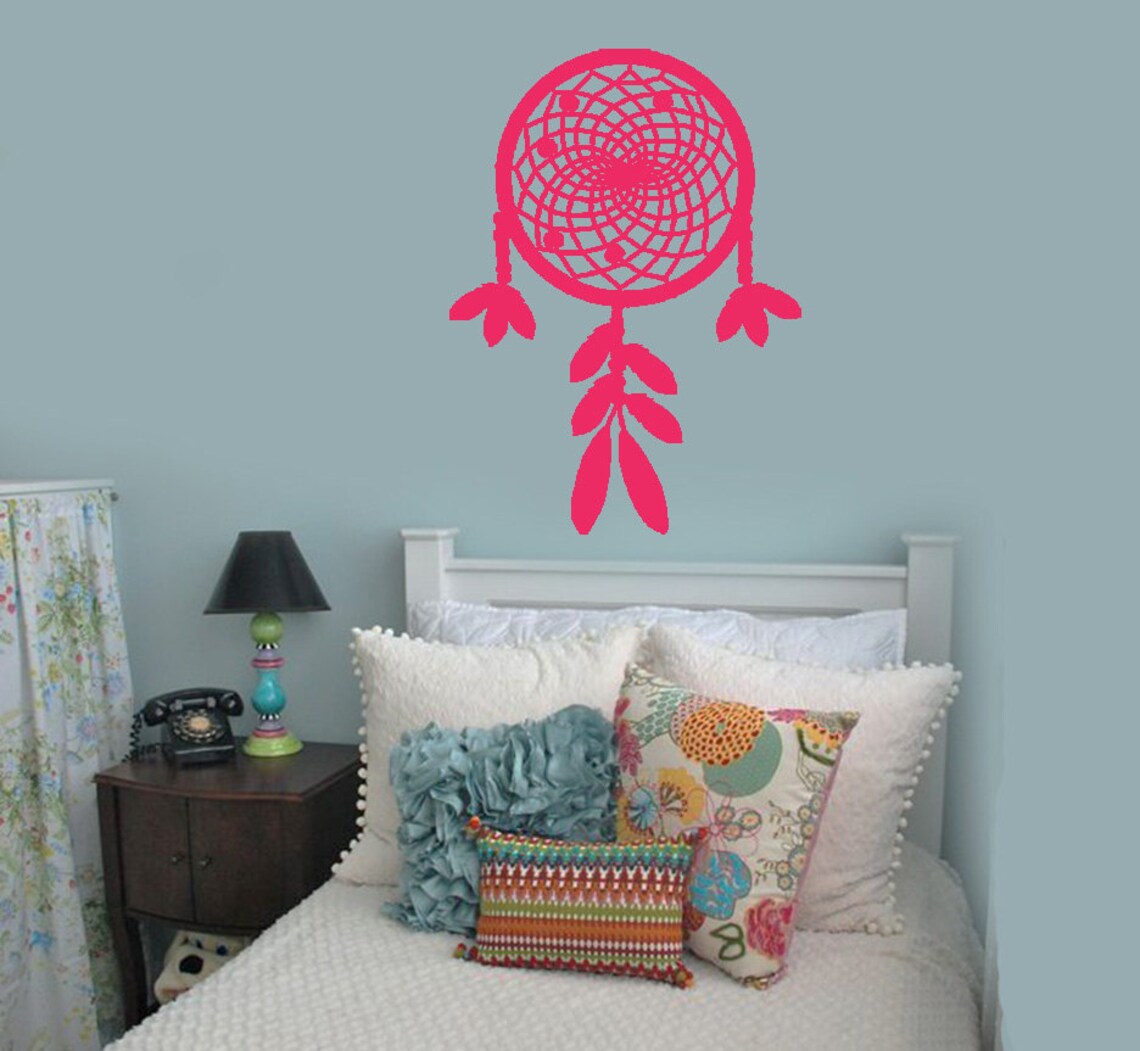 Dream Catcher Wall Decal Simple Dreamcatcher Wall Decal - Etsy