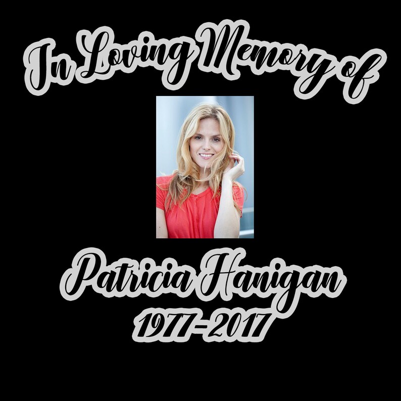 Script Outline Photo Memorial Car Decal | Etsy