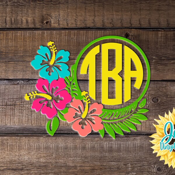 Flower Monogram - Etsy
