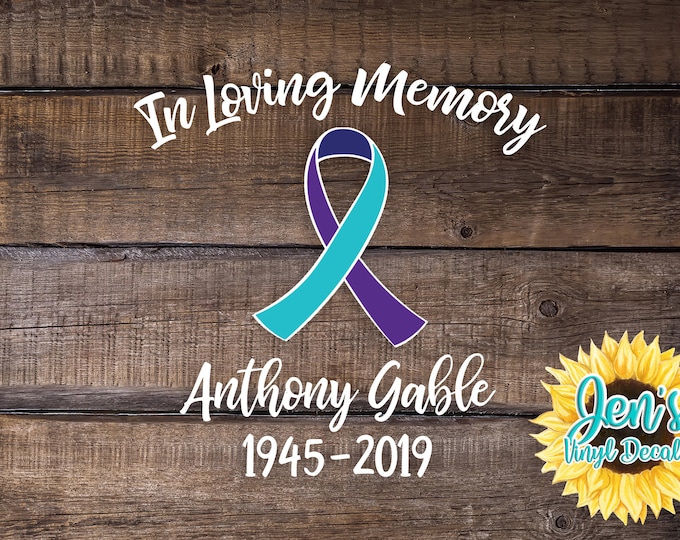 Semicolon Suicide Loss Decal, Suicide Awareness Feather Ribbon Vinyl ...