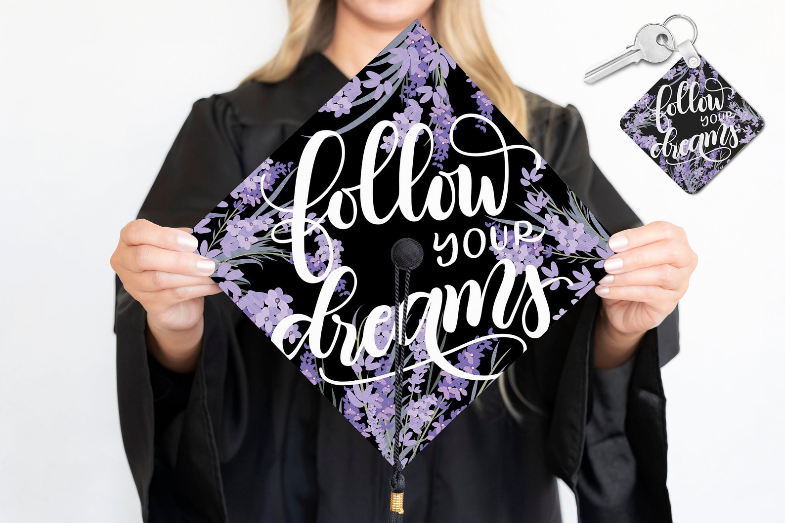 Custom Graduation Cap Topper Sticker & Matching Keepsake - Etsy