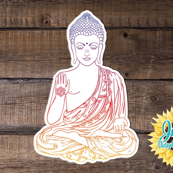 Buddha Decal - Etsy