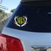 Deer Antler Monogram Car Window Decal Initials Car Window Decal - Etsy