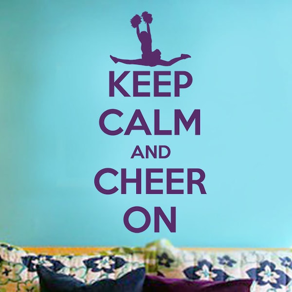 Keep Calm and Cheer - Etsy