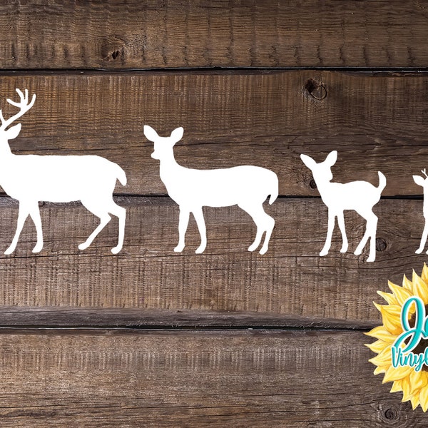 Deer Car Decal - Etsy