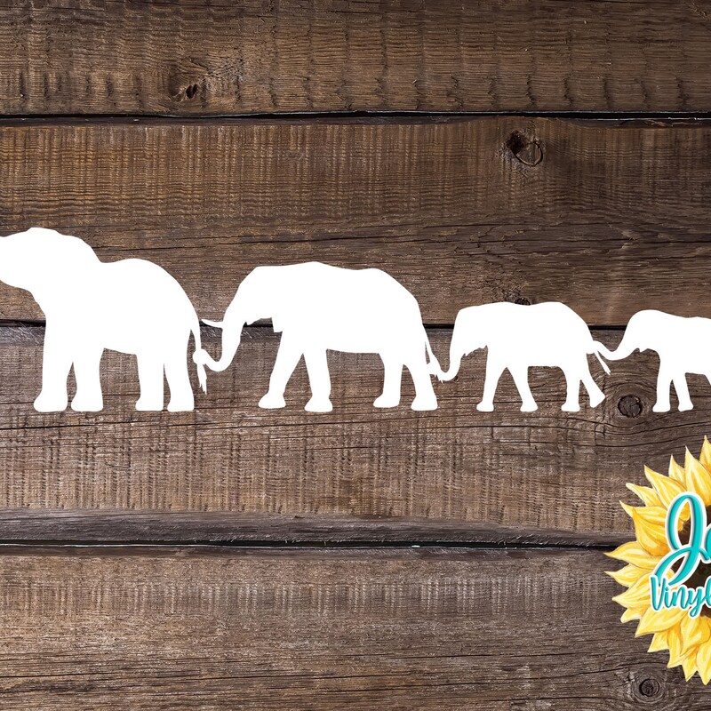 Elephant Car Decal - Etsy