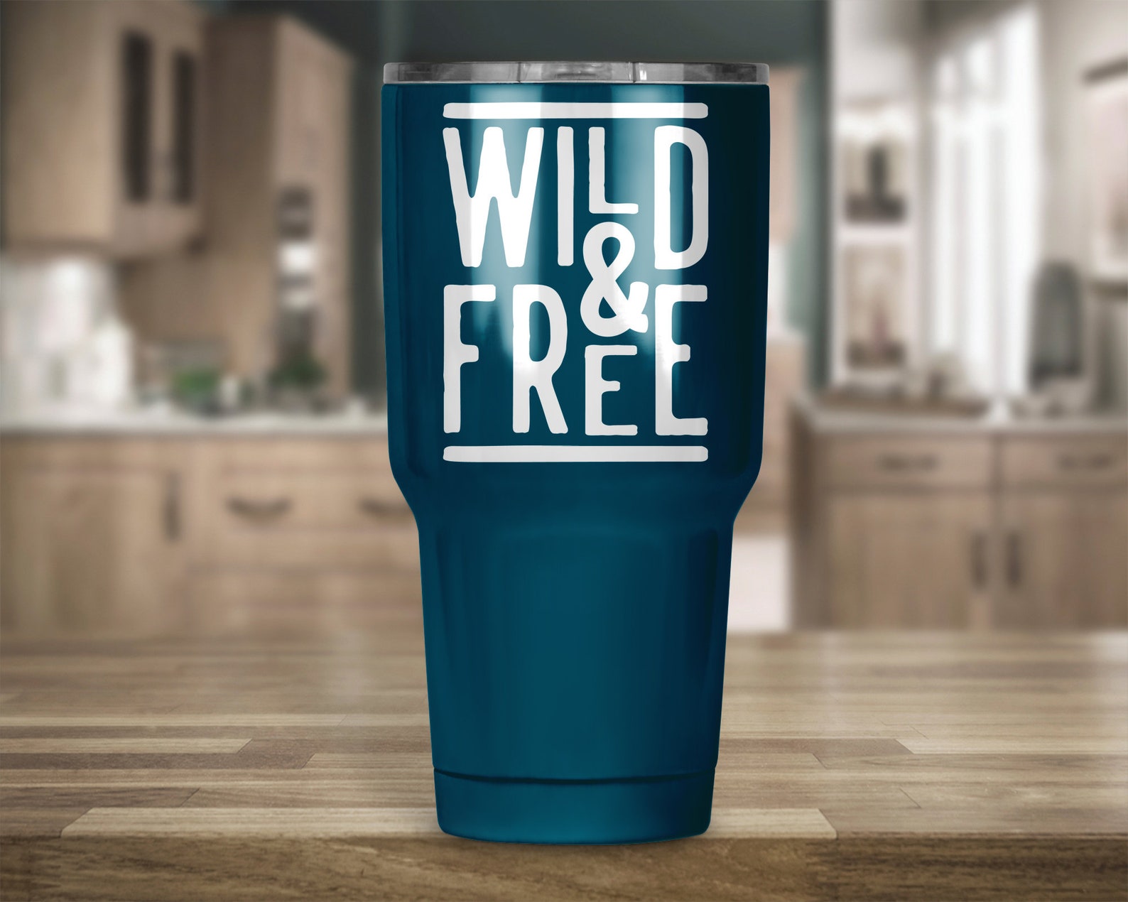 Wild and Free Vinyl Decal | Etsy