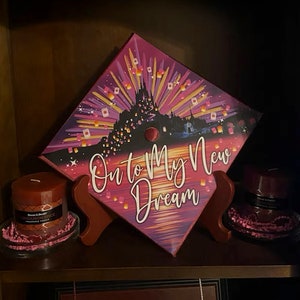 Custom Graduation Cap Topper Sticker & Matching Keepsake Keychain - Etsy