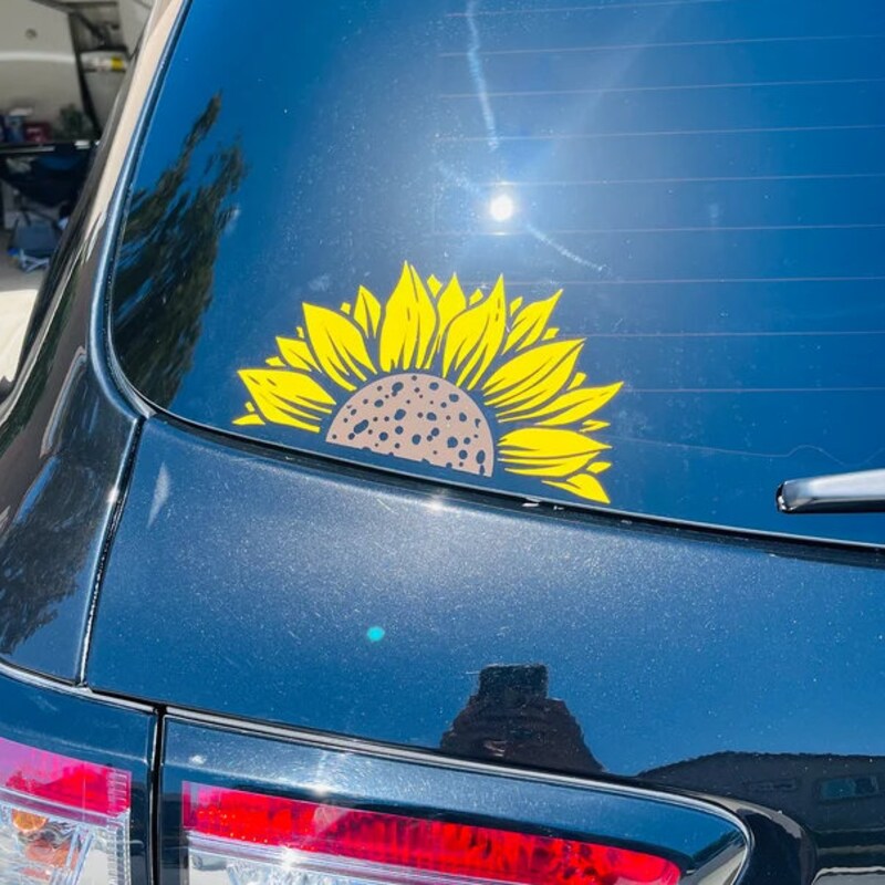 Sunflower Decal - Etsy