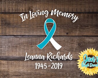 In Memory Cervical Cancer Stickers - Etsy