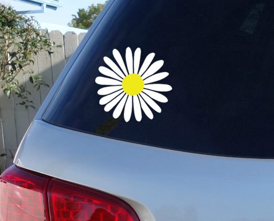 Daisy Car Window Decal Flower Car Window Decal Flowers - Etsy