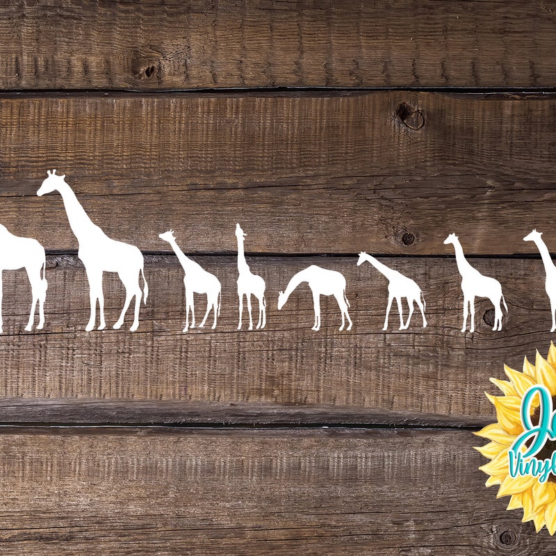 Baby Giraffe Decals - Etsy
