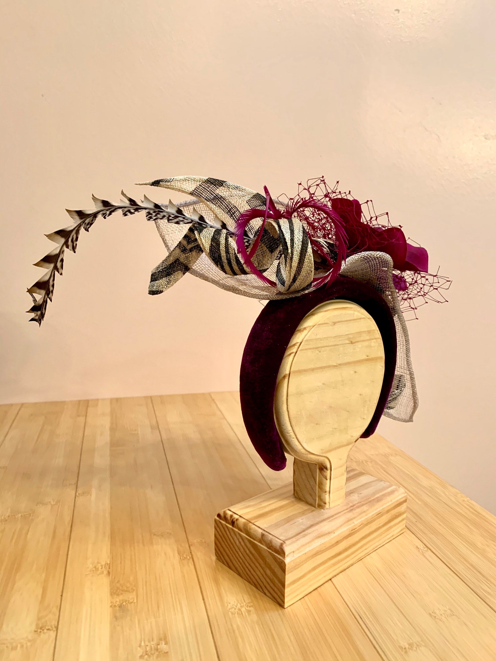 Violet Headband-purple Headpiece-party Headpiece-wedding-birthday Hat ...