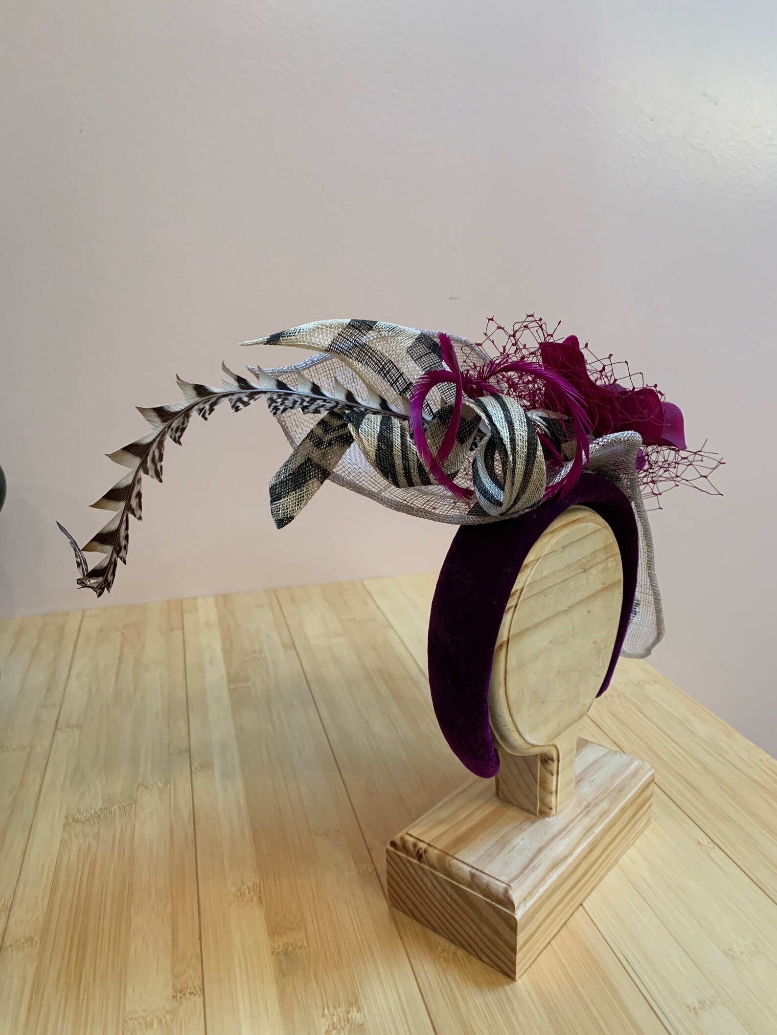 Violet Headband-purple Headpiece-party Headpiece-wedding-birthday Hat ...