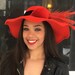 Red Velour Felt Wavy Wide Brim Dress Hat Red Peacock - Etsy