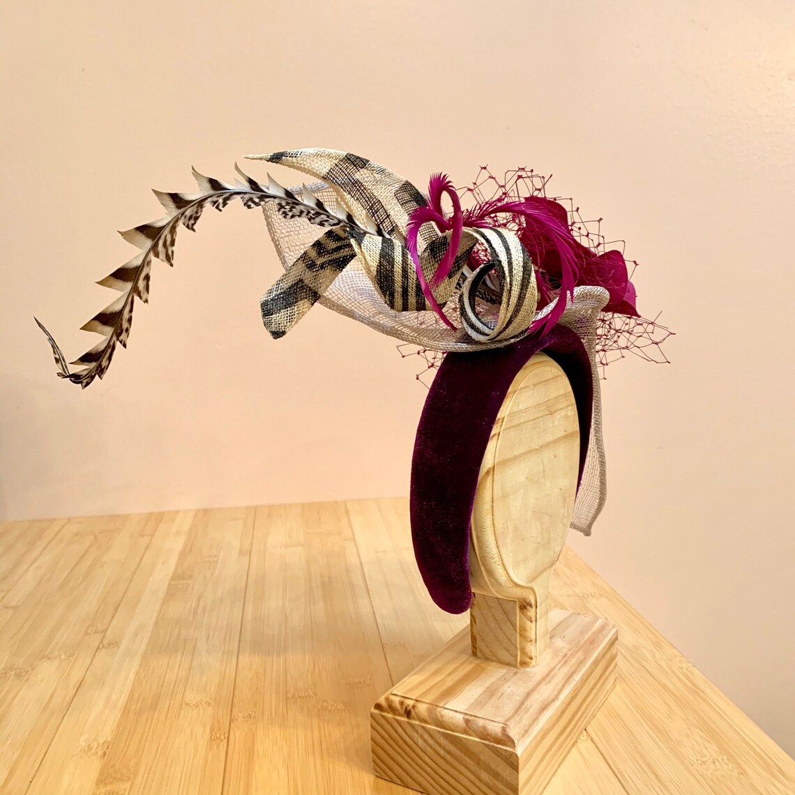 Violet Headband-purple Headpiece-party Headpiece-wedding-birthday Hat ...