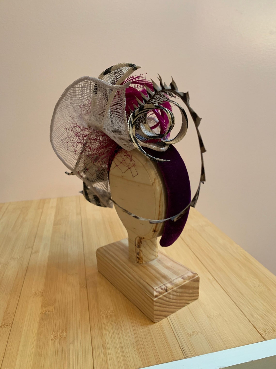 Violet Headband-purple Headpiece-party Headpiece-wedding-birthday Hat ...