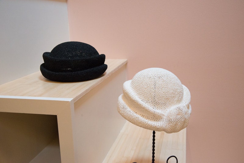 Ivory Straw Summer Sculptured Hat, Summer Wedding Hat, Mother of the ...