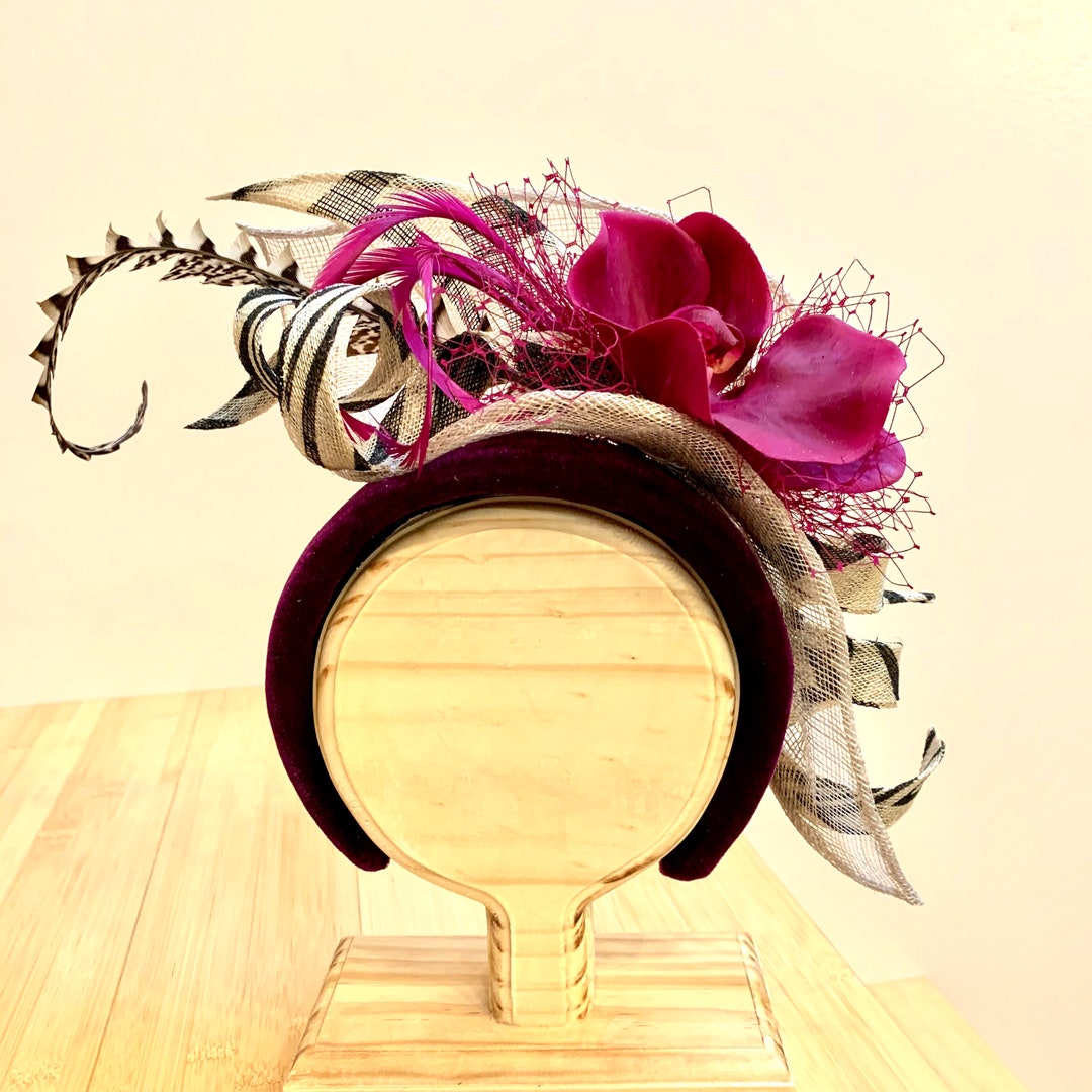 Violet Headband-purple Headpiece-party Headpiece-wedding-birthday Hat ...