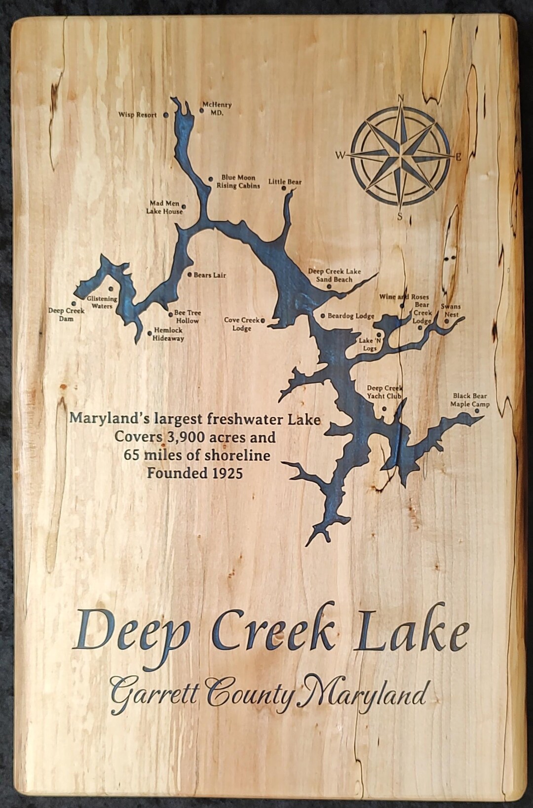 Deep Creek Lake Wall Art - Etsy