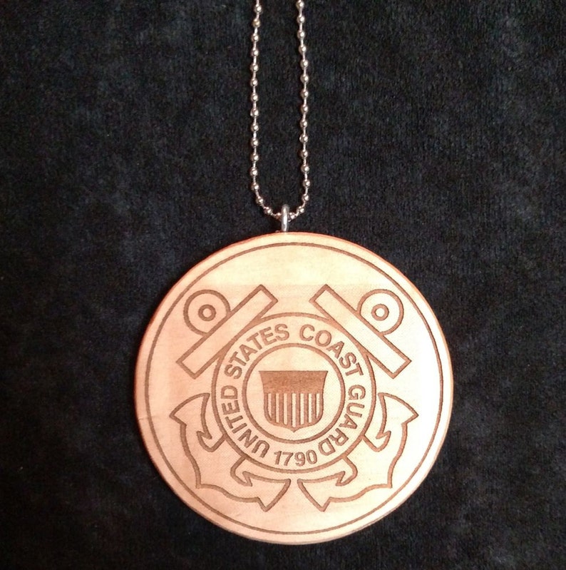 Coast Guard car medallion | Etsy