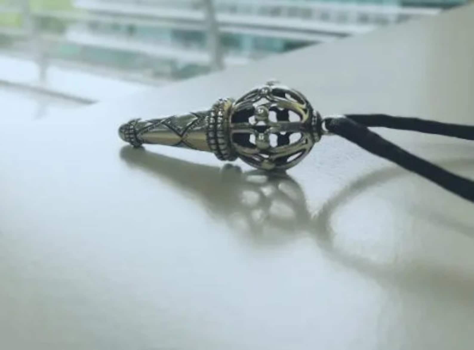 Kuberbox 925 Sterling Silver Bajrangi Gada Locket - Etsy