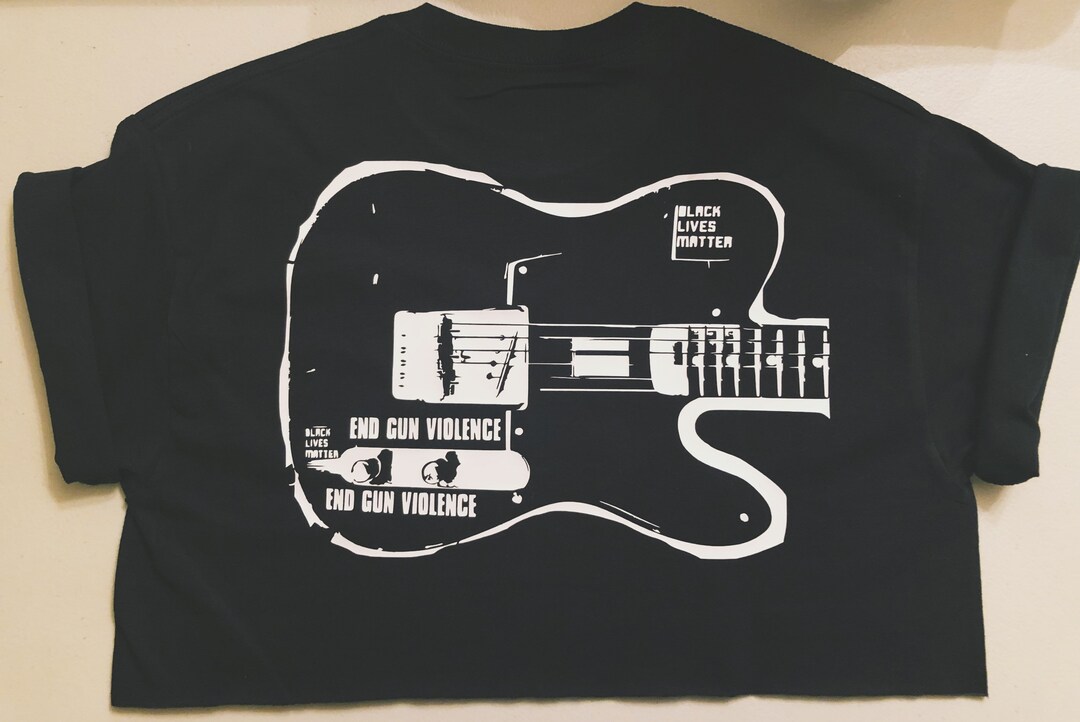 Guitar "full Length" Tee - Etsy