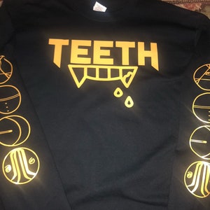 TEETH Inspired Long Sleeve - Etsy